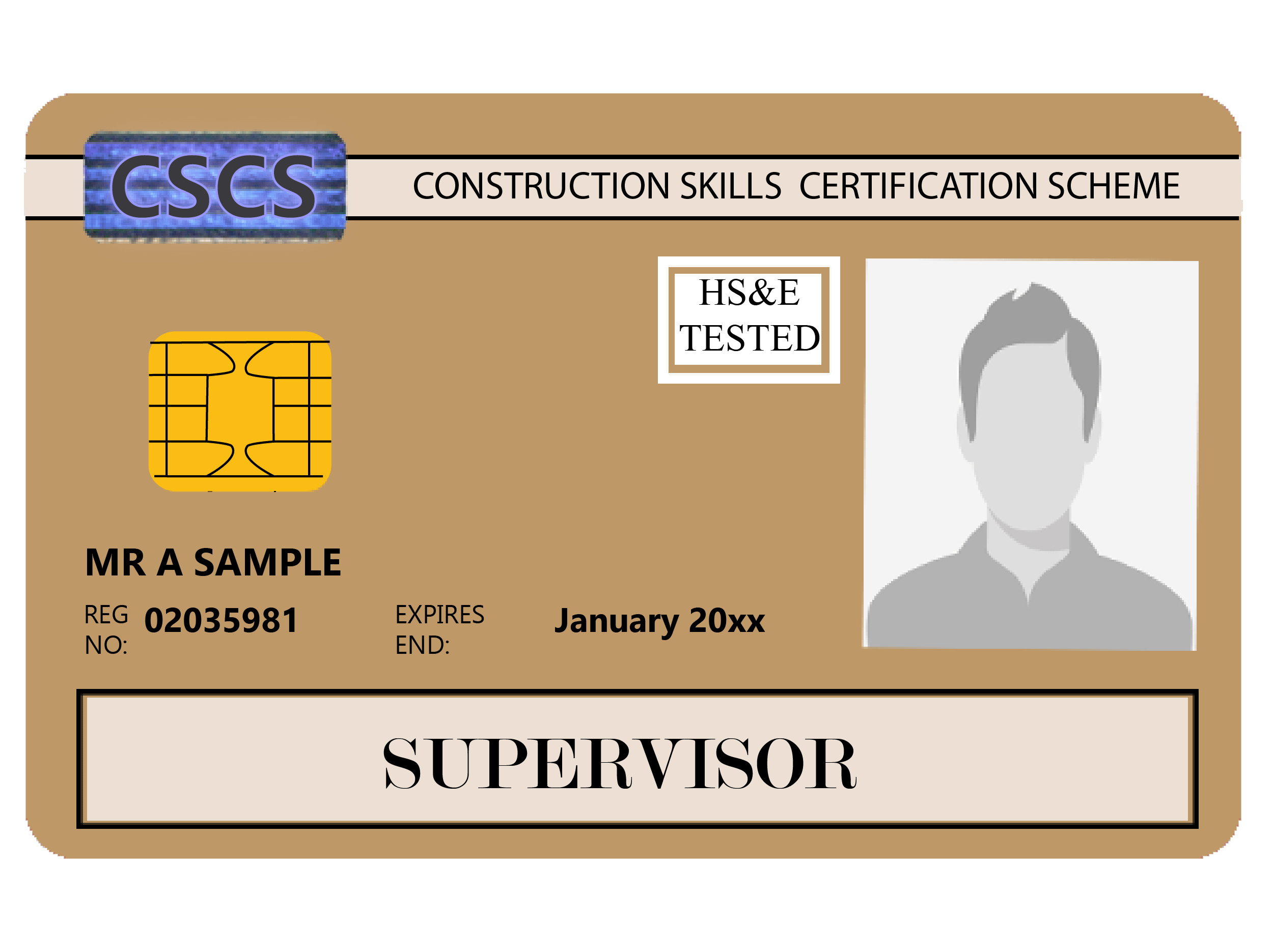 NVQ Level 3 CSCS Auriu - Card Auriu CSCS Supervisor - Carduri CSCS UK