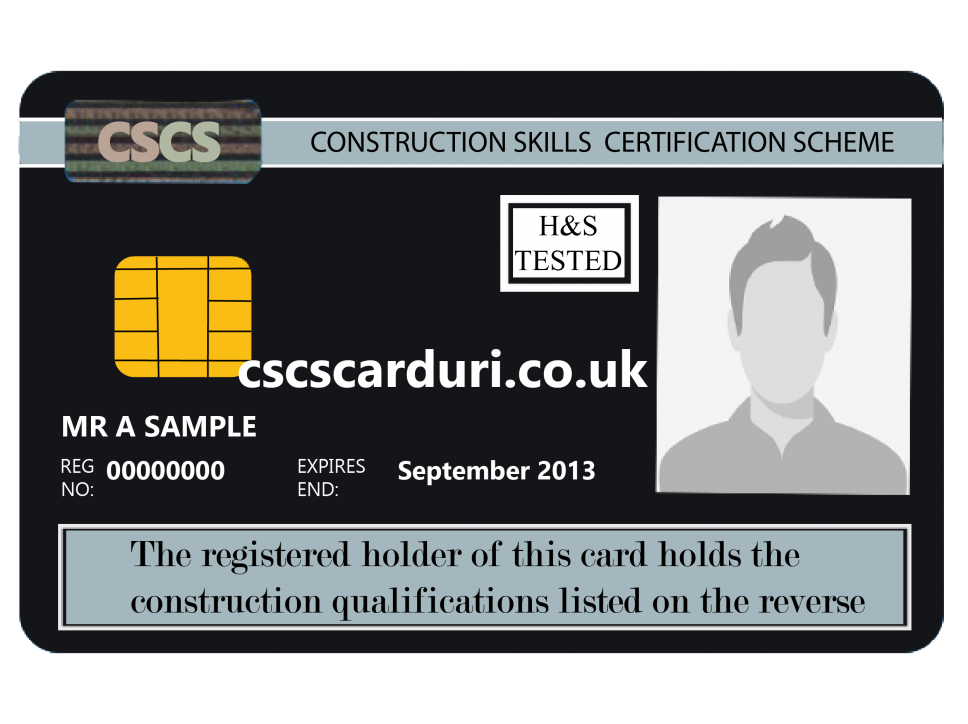 NVQ Level 7 CSCS Negru - Card Negru CSCS Senior Site Manager - Carduri CSCS UK